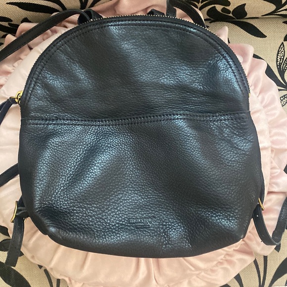 margot | Bags | Margot Pebbled Leather Backpack Super Cute Compact ...